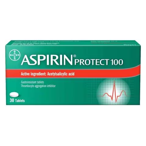 ASPIRIN PROTECT 100 MG 30 TABLETS | Rosh Medical Company